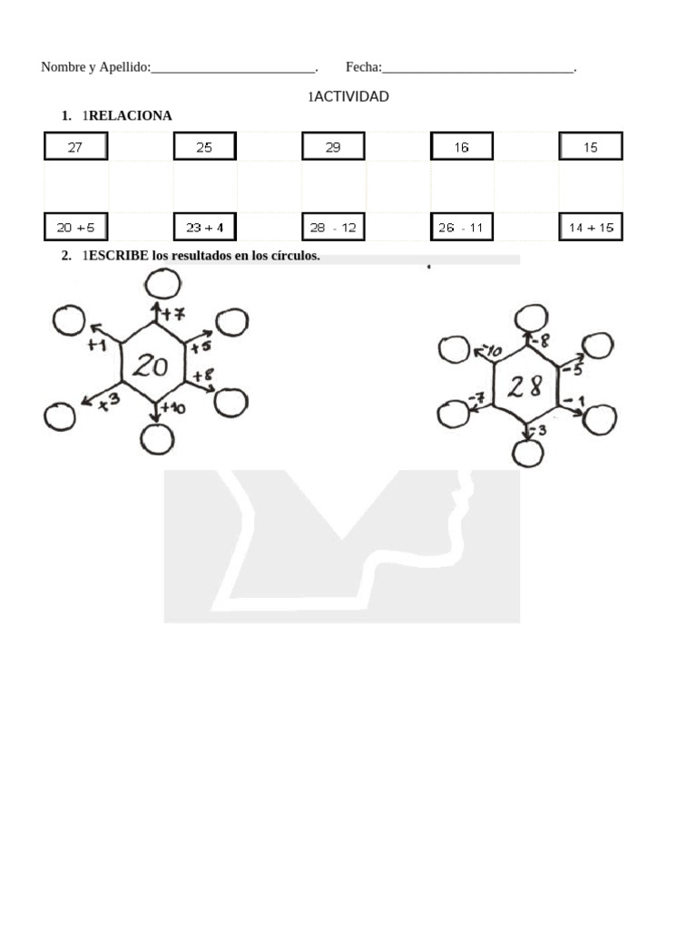 09 Problemas de Adición y Sustracción Primero de Primaria | PDF