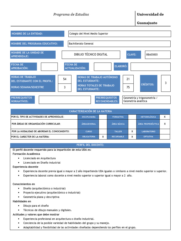 Dibujo Técnico Digital | PDF | Dibujo técnico | Dibujo