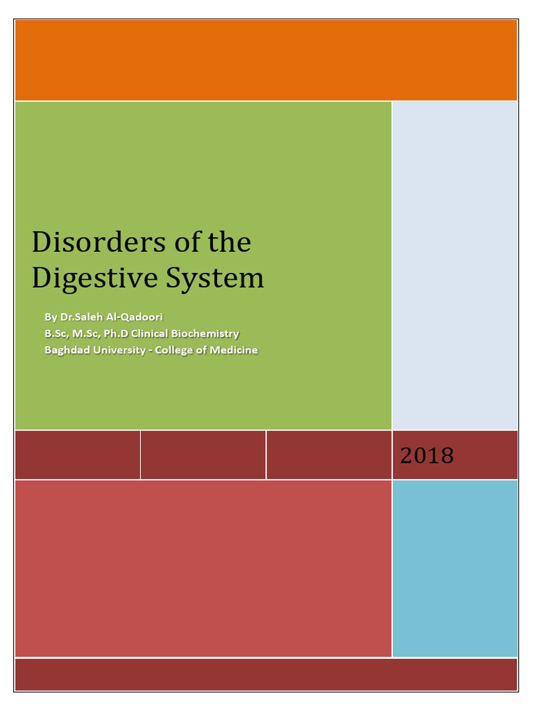 Digestive System Disorders Overview | PDF | Pancreas | Coeliac Disease