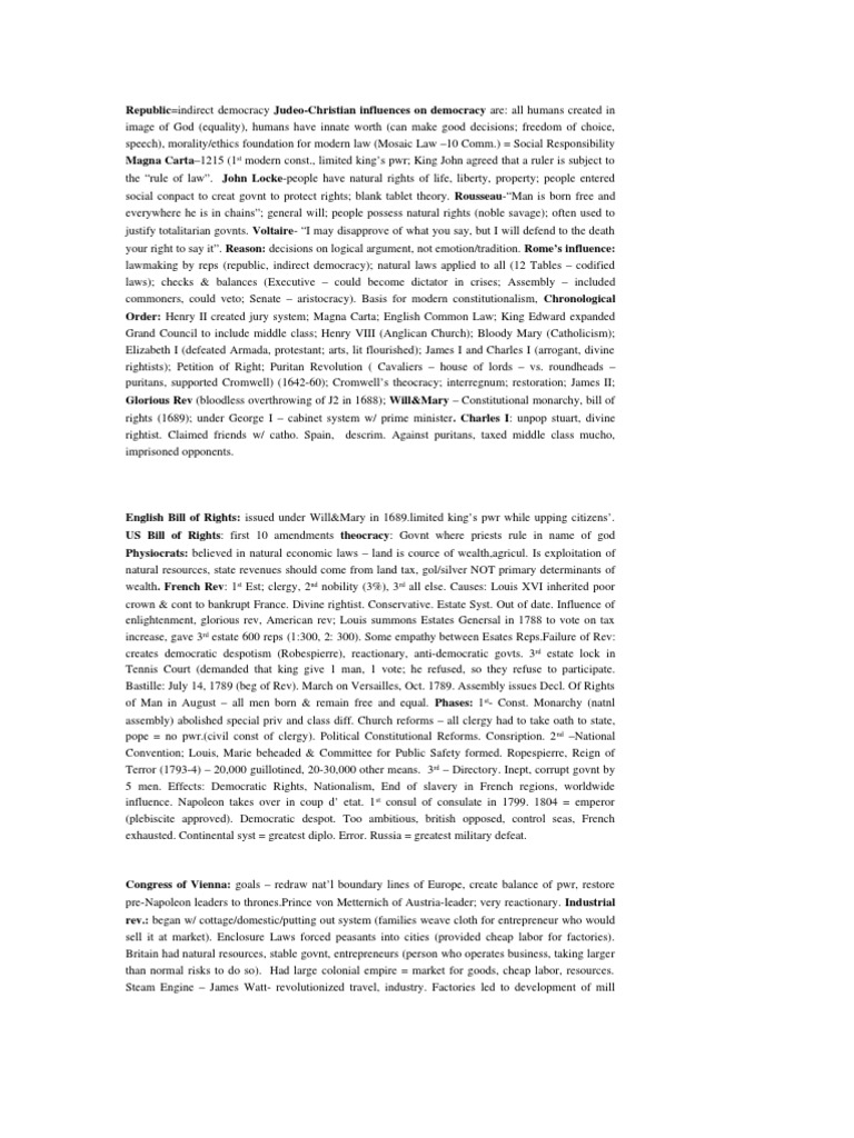 Historical Foundations of Democracy | PDF | German Empire | Right Wing ...