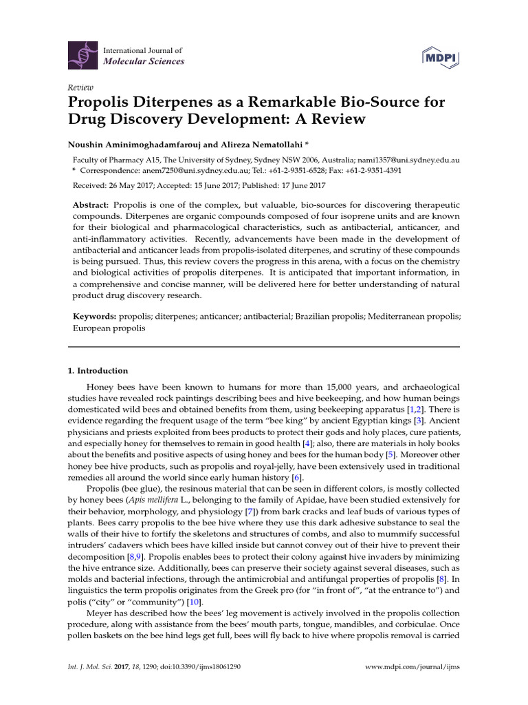 ijms-18-01290 | PDF | Honey Bee | Beehive