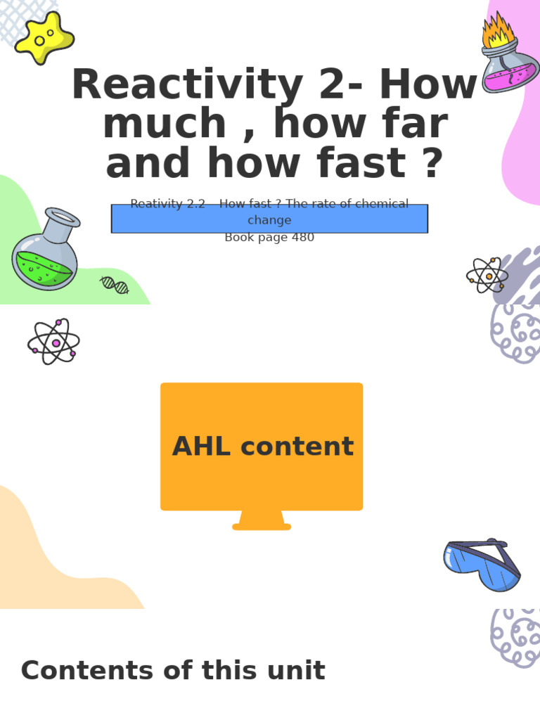 Understanding Chemical Reaction Rates | PDF | Reaction Rate ...