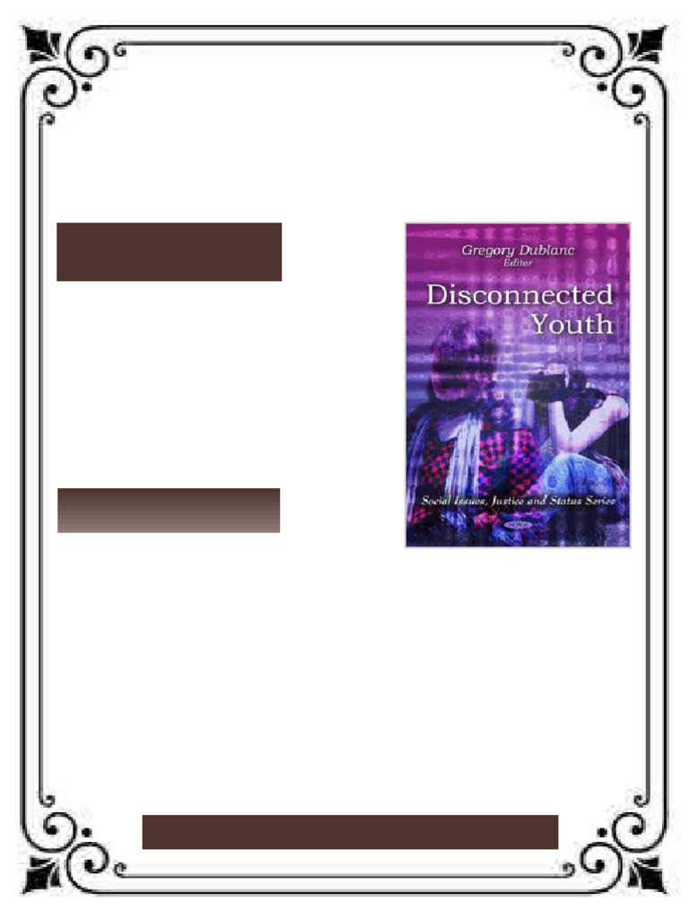 Disconnected Youth 1st Edition Gregory Dublanc ebook free flow access ...