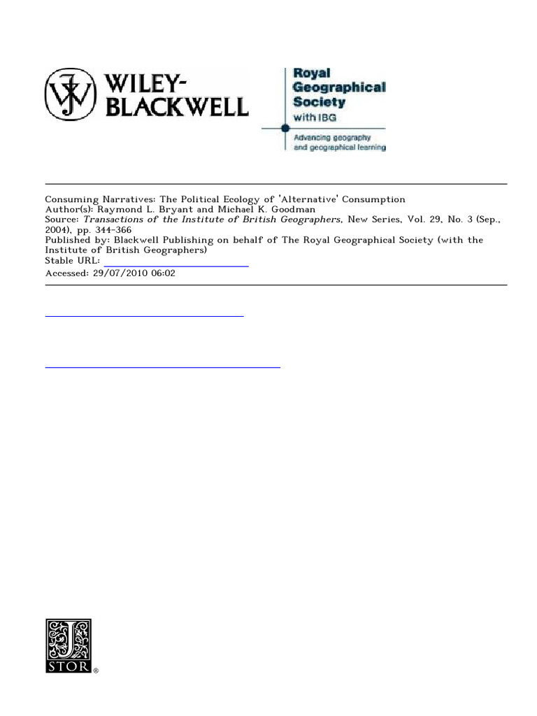 Consuming Narratives the Political Ecology | PDF | Amazon Rainforest ...