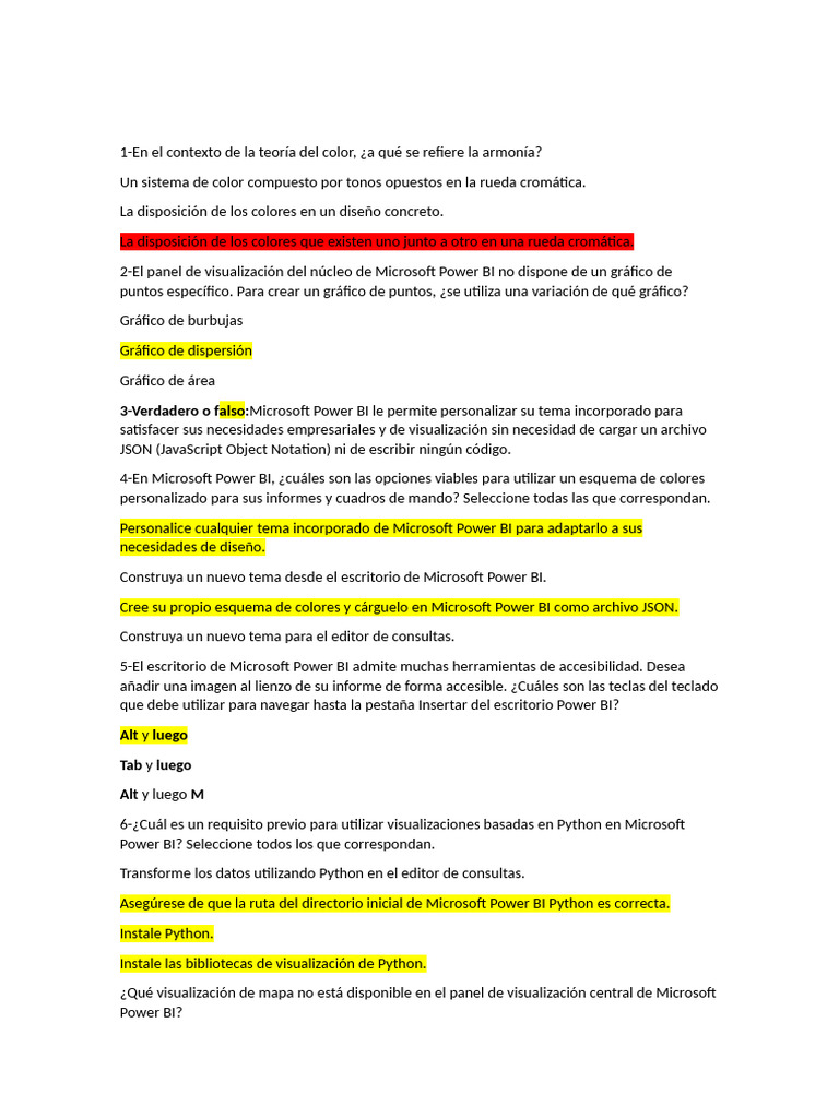Guía de Visualización en Microsoft Power BI | PDF | Microsoft | Python ...