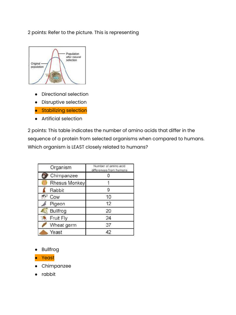 9th Grade Biology | PDF | Natural Selection | Evolution