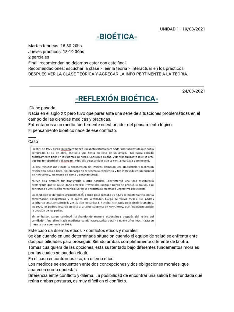 Copia de Bioética - Teóricos y Prácticos | PDF | Immanuel Kant | Bioética