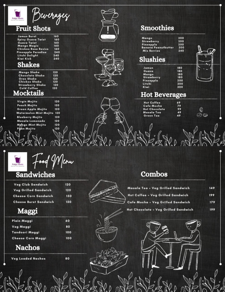 Menu cafe | PDF