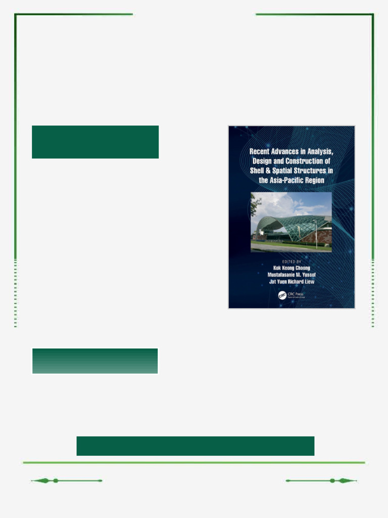 Recent Advances in Analysis, Design and Construction of Shell & Spatial ...