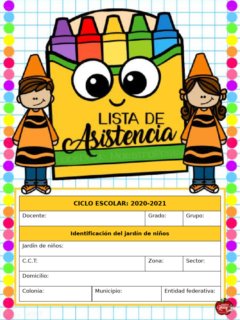 Crayola Lista de Asistencia | PDF