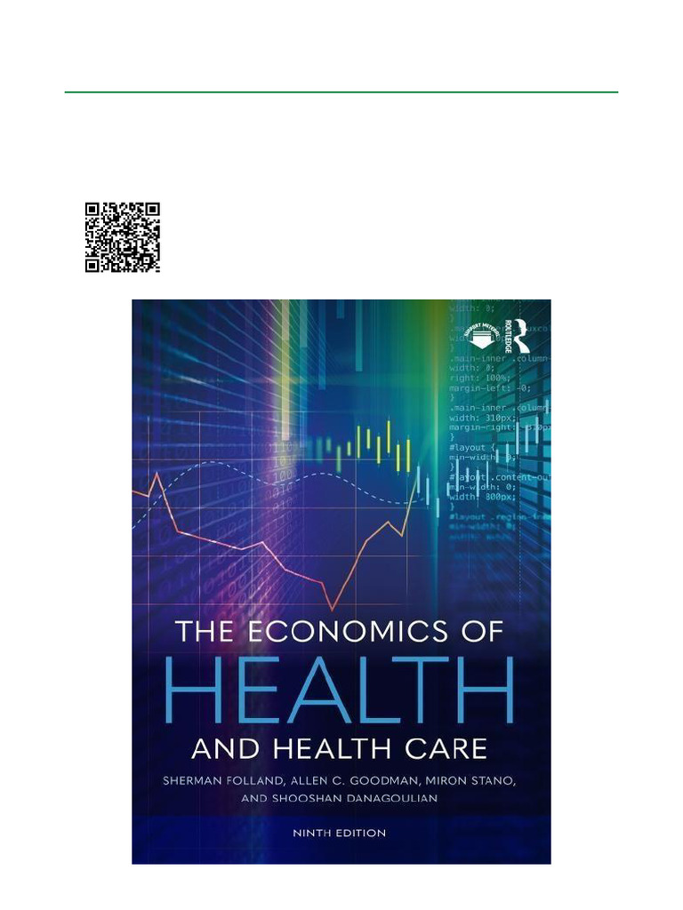 The Economics of Health and Health Care, 9th Edition ISBN 9781032309866 ...