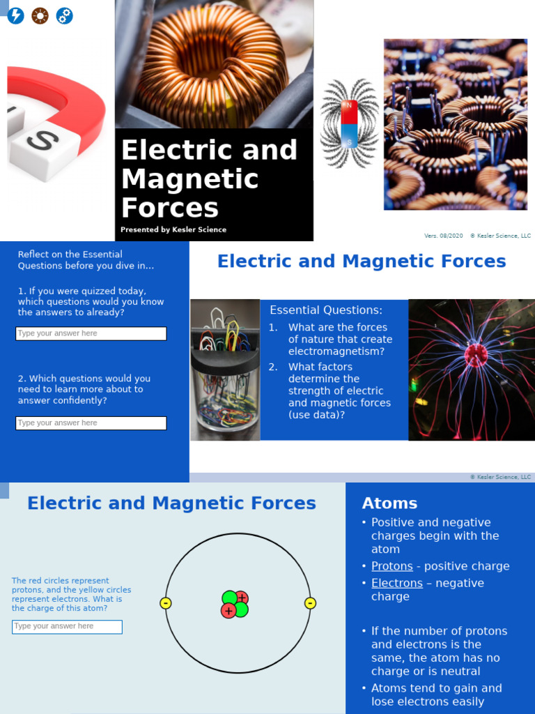 (Template) 3 - Electric and Magnetic Forces Presentation - Interactive ...