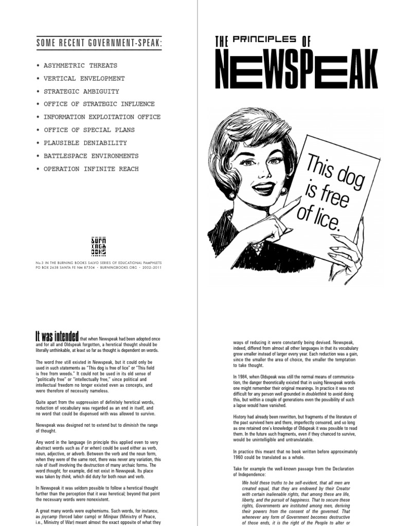 Understanding Newspeak in Orwell's 1984 | PDF | Grammar | Syntax