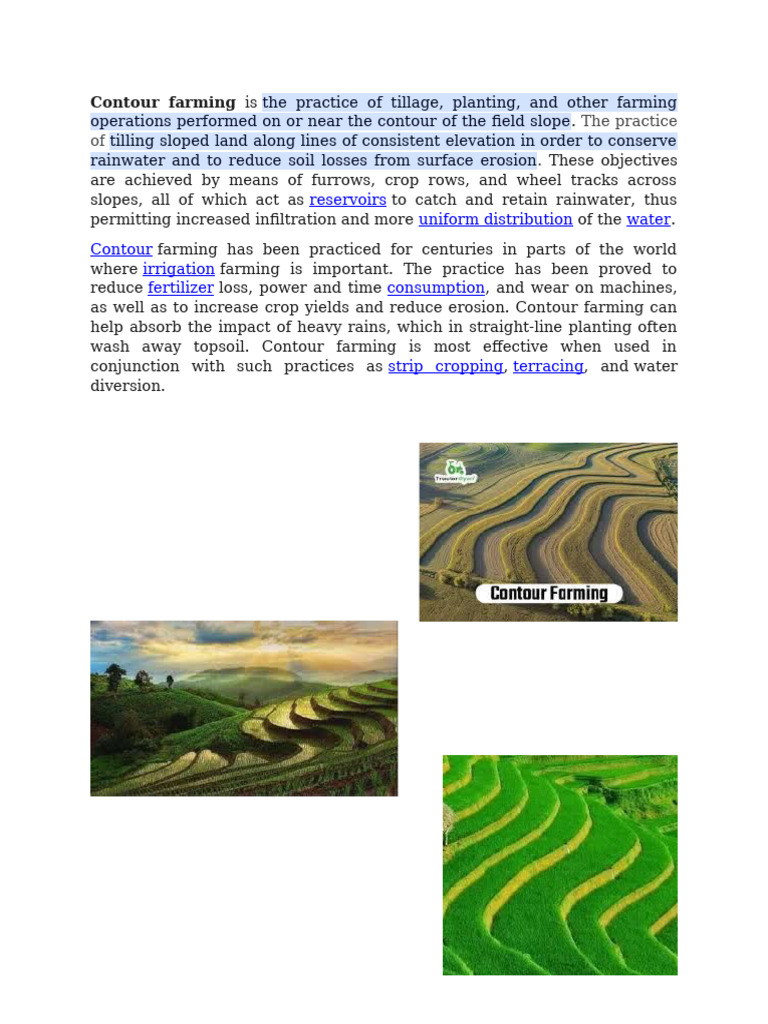 Contour Farming | PDF