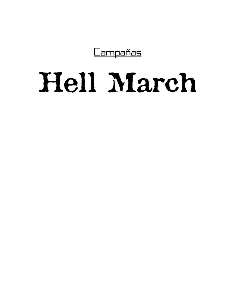 Campañas Hell March: Guía Completa | PDF | Infantería | Battle Tech
