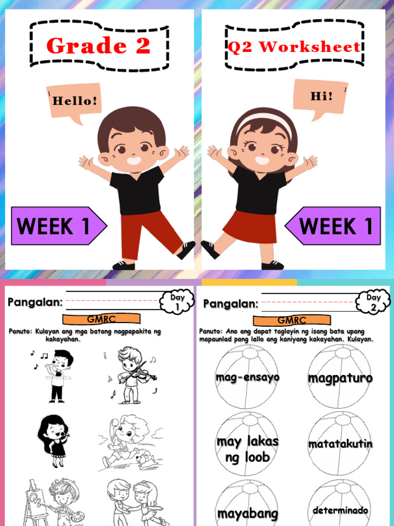 q2 Worksheets Week1 8 | PDF