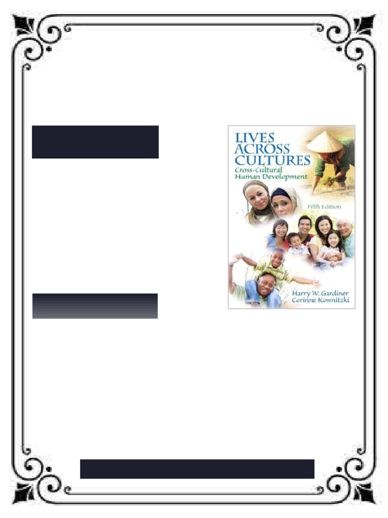 Lives across Cultures Cross Cultural Human Development 5th Edition ...