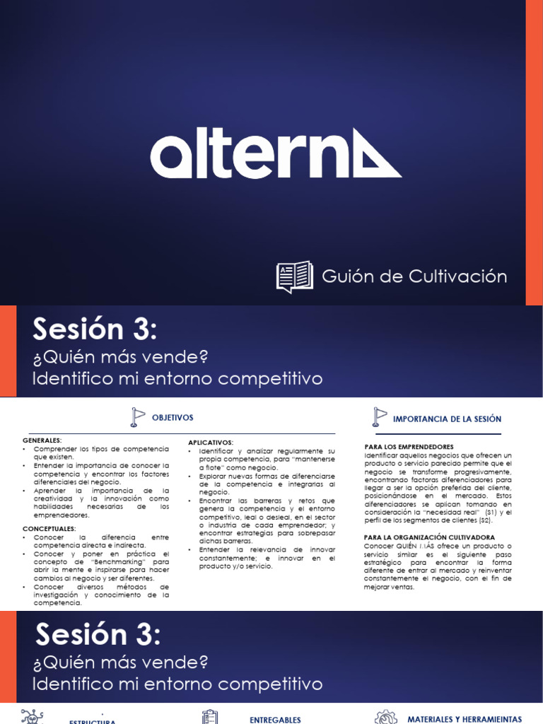 F. Guion de Cultivacion S3. Quién Mas Vende. Facilitador PDF | PDF ...