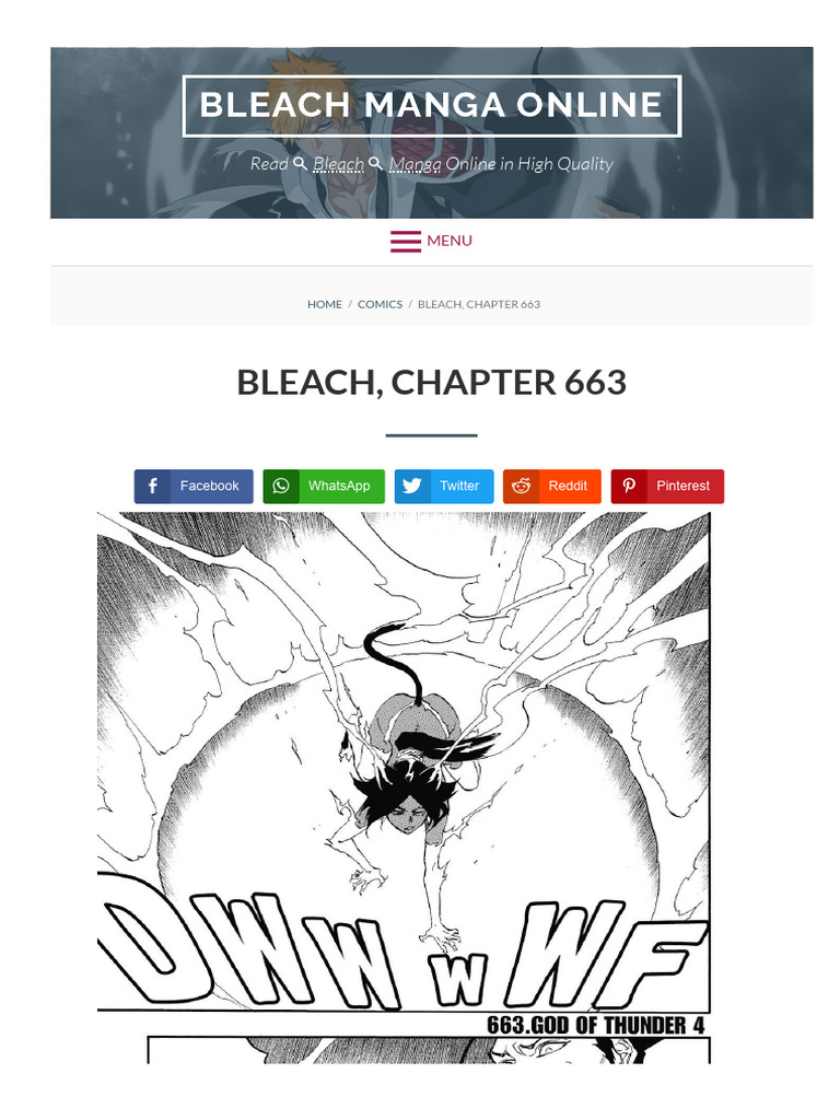 Bleach Chapter 663 Manga Online | PDF | Anime And Manga | Anime Series