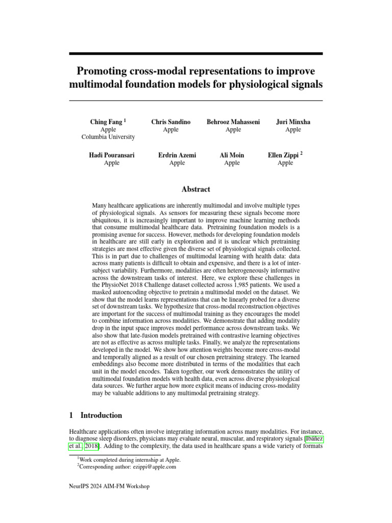 Promoting cross-modal representations to improve multimodal foundation ...