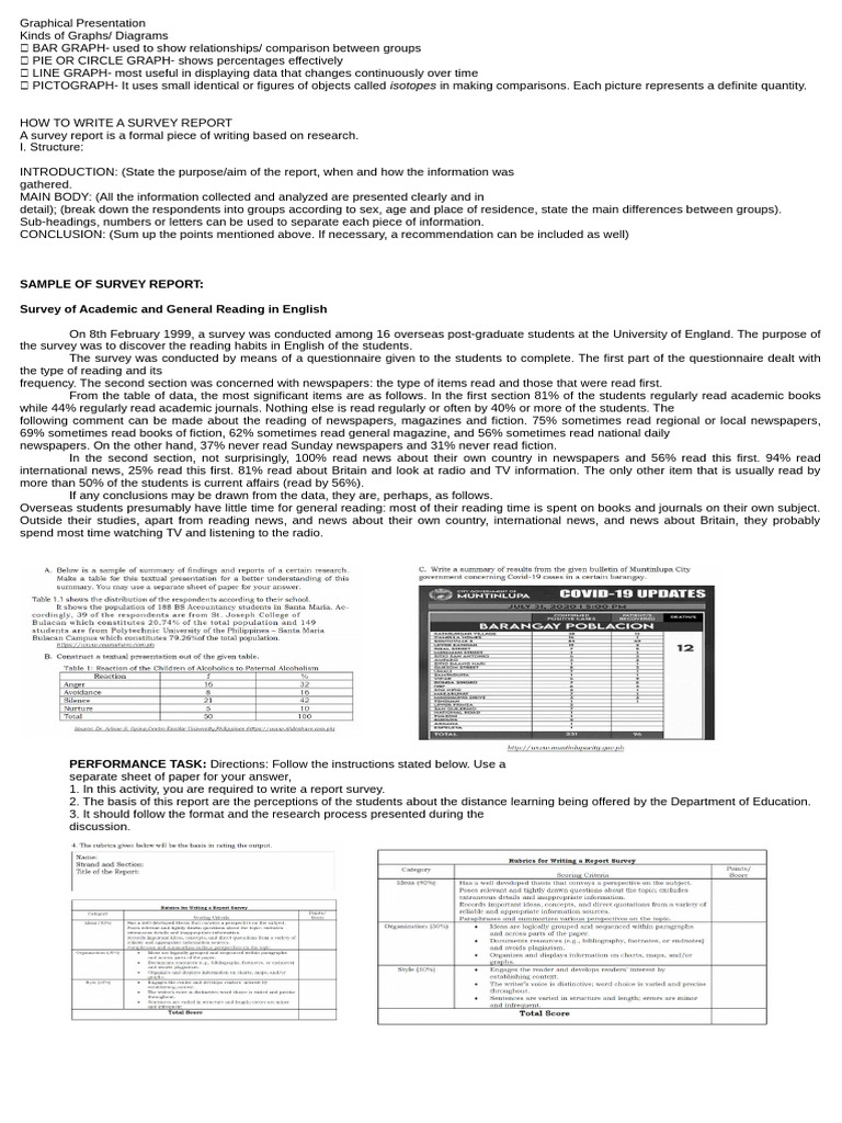 How To Write A Survey Report | PDF | Newspapers | News