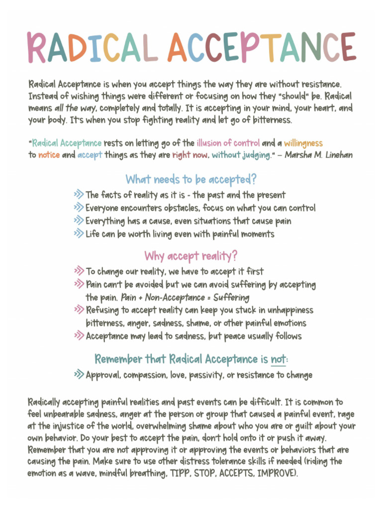 Radical Acceptance | PDF