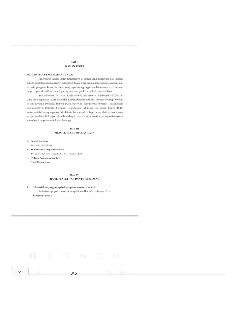 Contoh Laporan Hasil Penelitian Geografi (1) | PDF