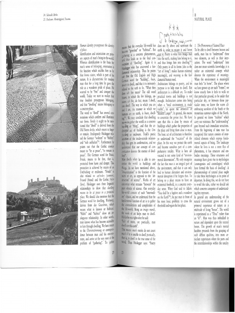 Norberg-Schulz Genius Loci Ch2 | PDF