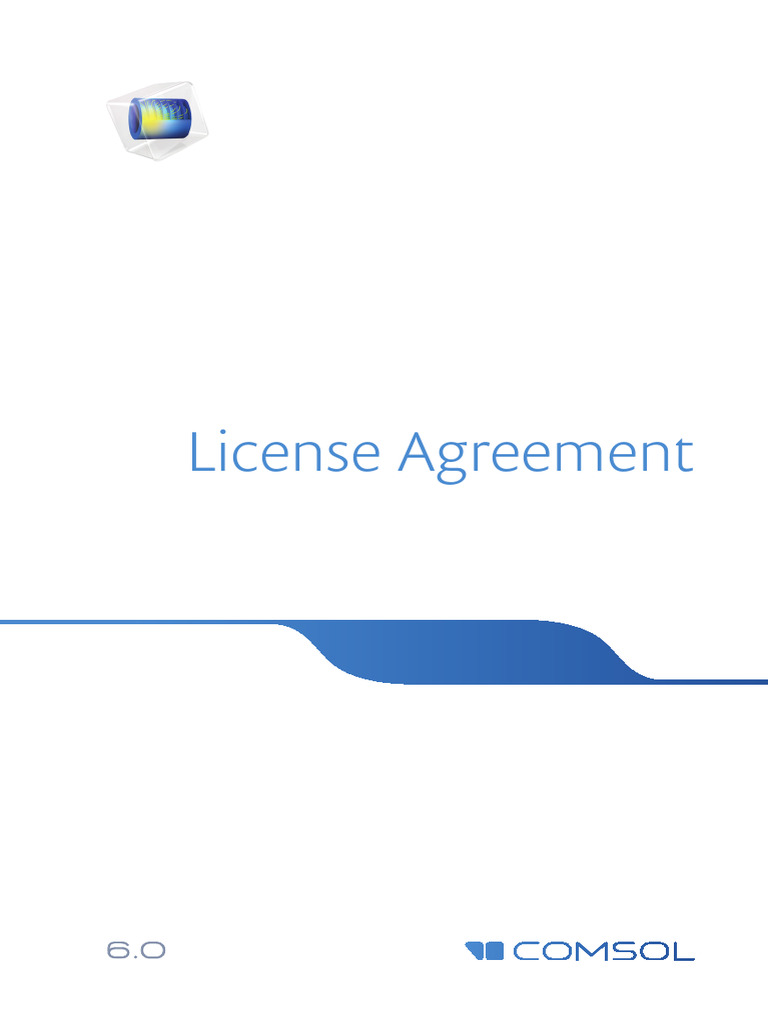 COMSOL Software License Agreement | PDF | License | Software