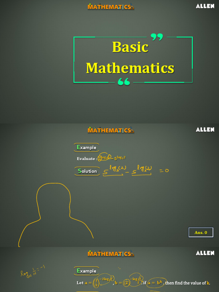 Advanced Logarithm Problems and Solutions | PDF