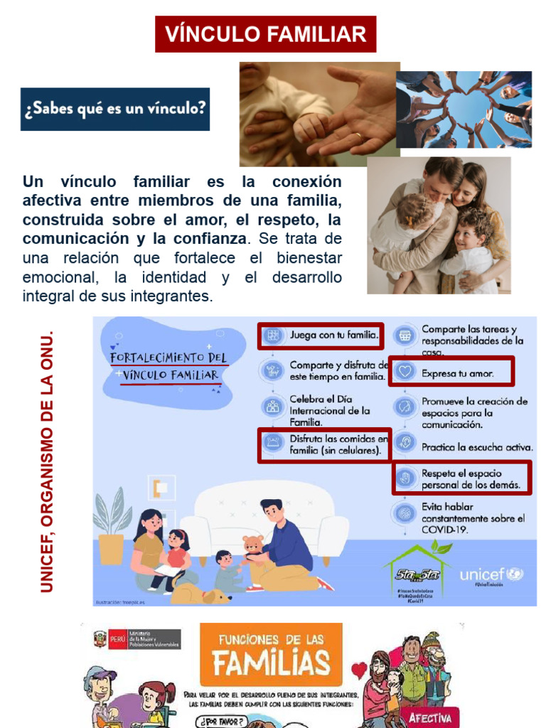 V-nculo Familiar - IV Bim. | PDF