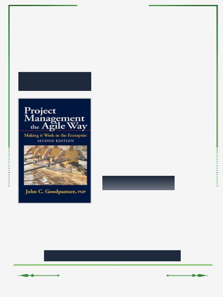 Project Management the Agile Way Making It Work in the Enterprise 2nd ...