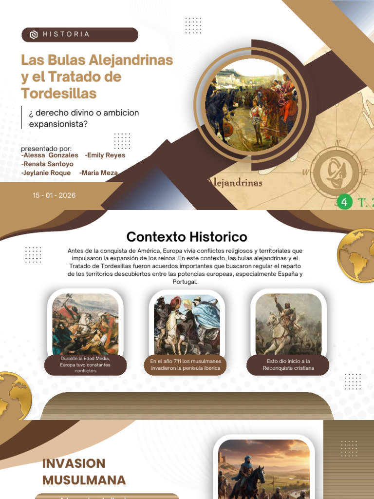 Bulas Alejandrinas y Tordesillas: Historia | PDF | Cristobal colon