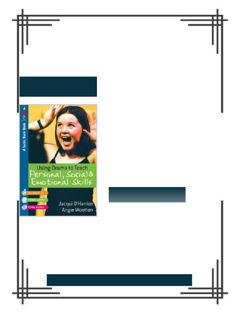 Using Drama to Teach Personal Social and Emotional Skills 1st Edition ...
