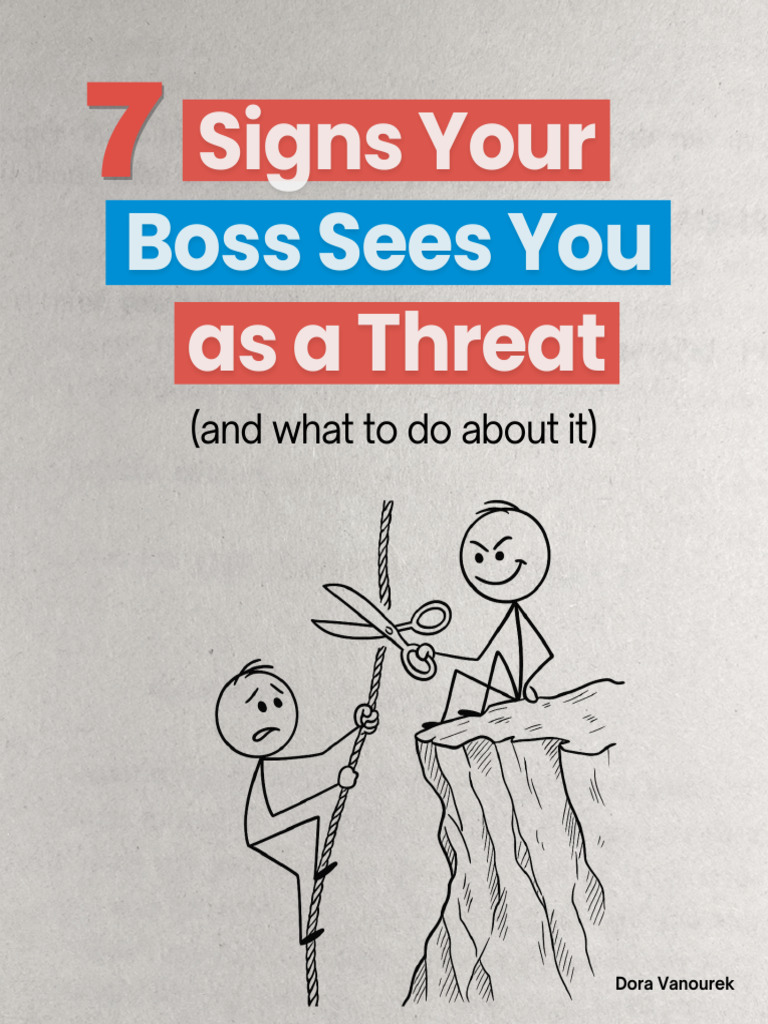 7 Signs Your Boss Sees You as a Threat 1760110448 | PDF