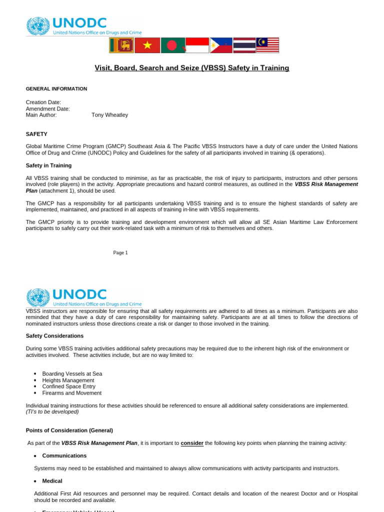 Training Instruction- Safety in Training | PDF | Safety | Risk Management