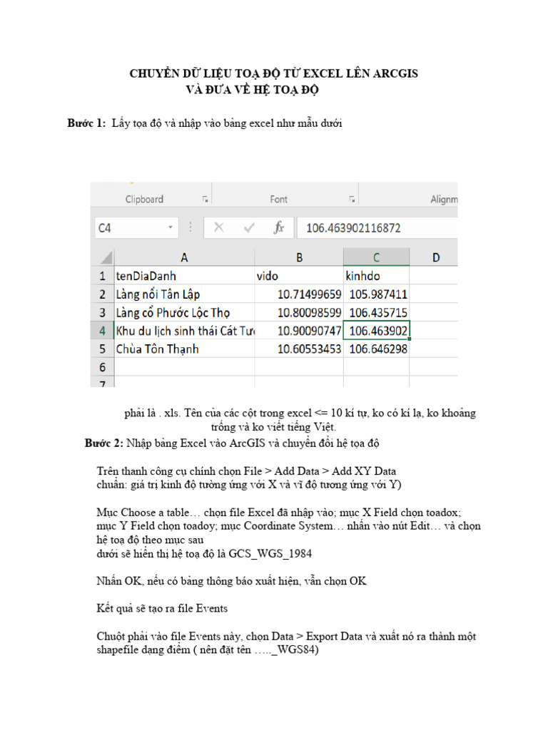 CHUYỂN TOẠ ĐỘ ĐƯA VỀ HỆ TOẠ ĐỘ VN2000 | PDF