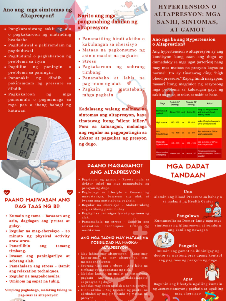 Pamphlet Hypertention | PDF