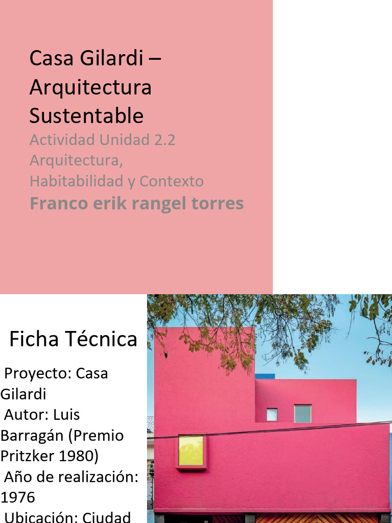 Casa Gilardi Arquitectura Sustentable.pptx 20251009 061222 0000 | PDF