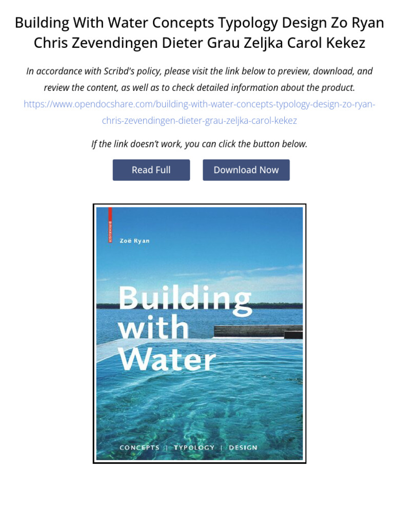 Building With Water Concepts Typology Design Zo Ryan Chris Zevendingen ...