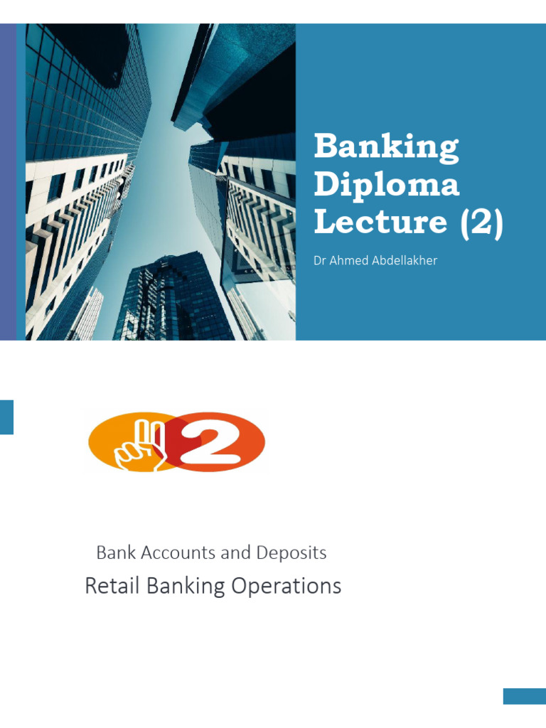 Banking Diploma Lecture (2) | PDF