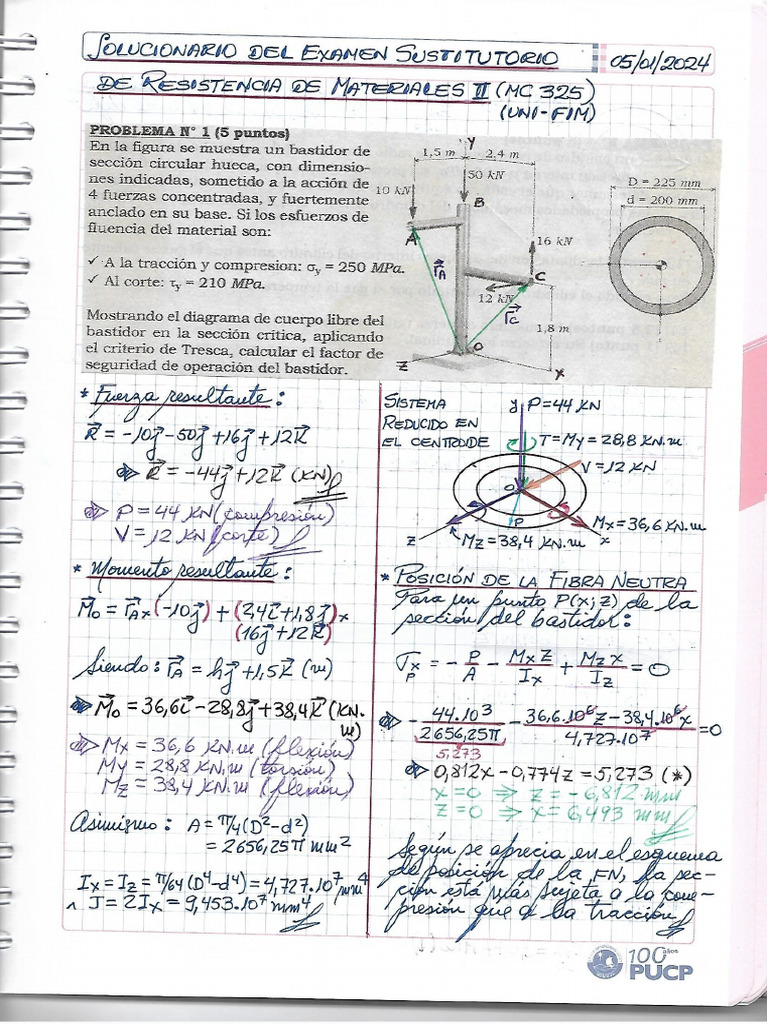 Resistencia de Materiales 2_Sust 23-2 | PDF