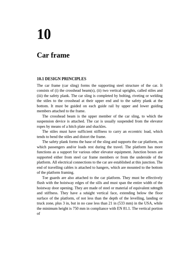 Lubomir Janovský Elevator Mechanical Design (Khung Cabin) | PDF | Beam ...