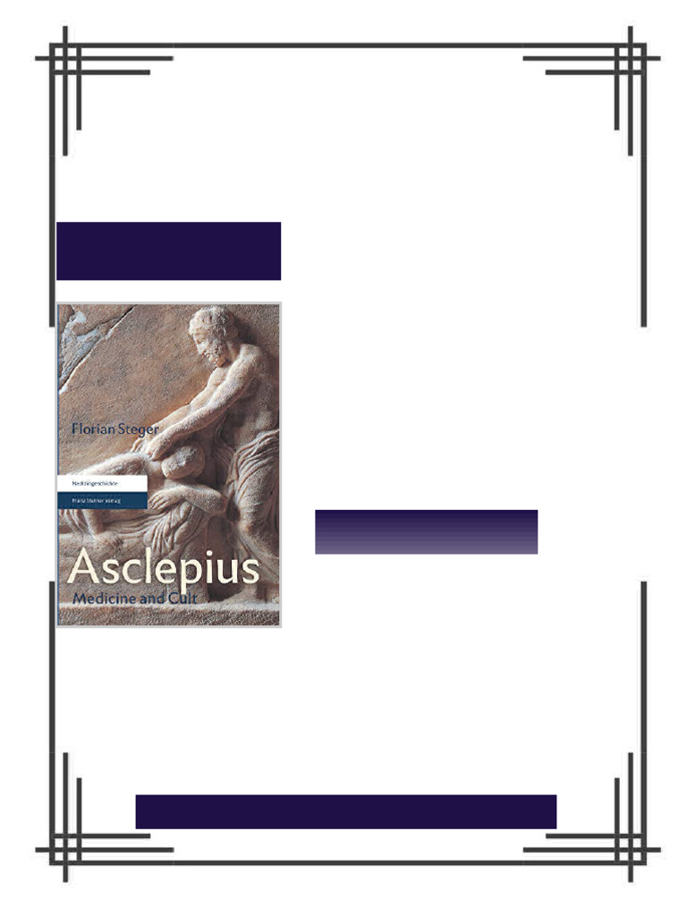 Asclepius medicine and cult 1st Edition Florian Steger ebook full text ...
