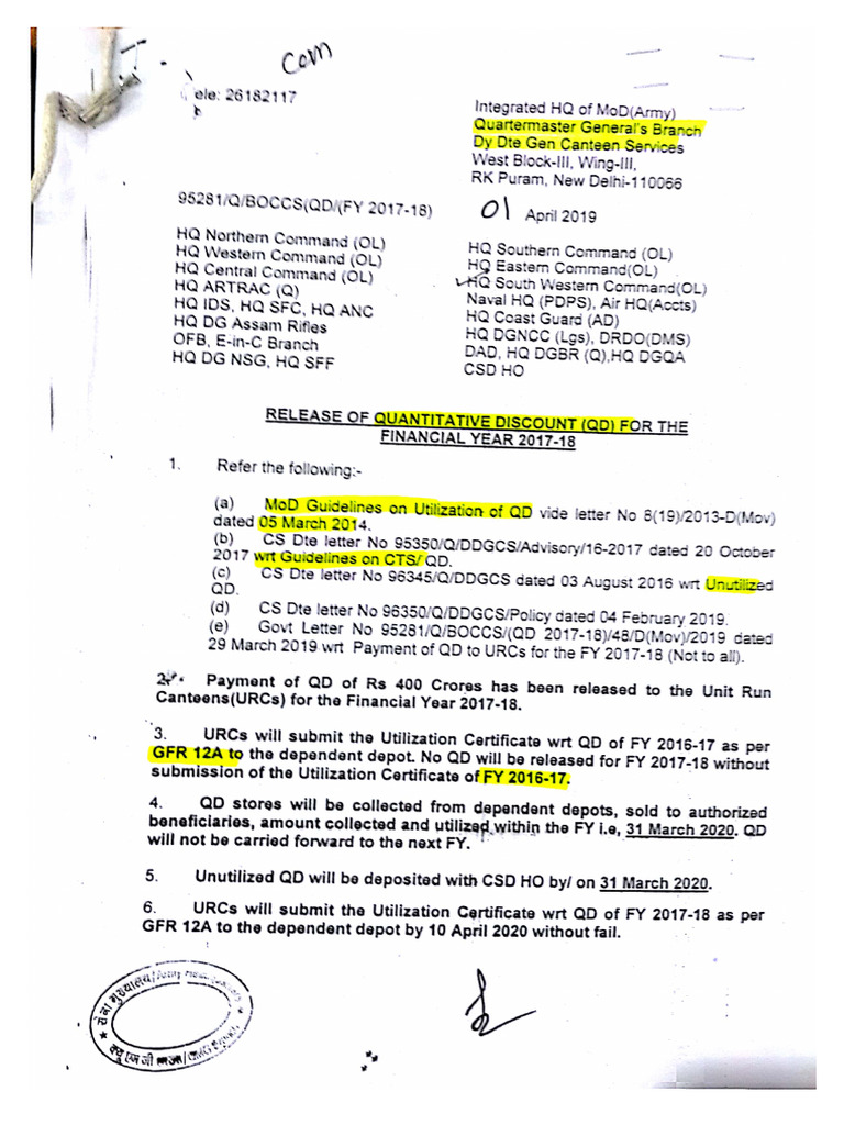 QD Release 01 Apr 2019 | PDF