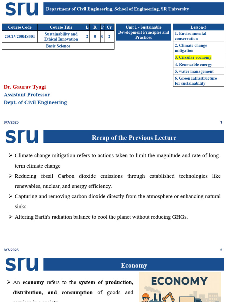 Lecture 3 | PDF | Recycling | Waste