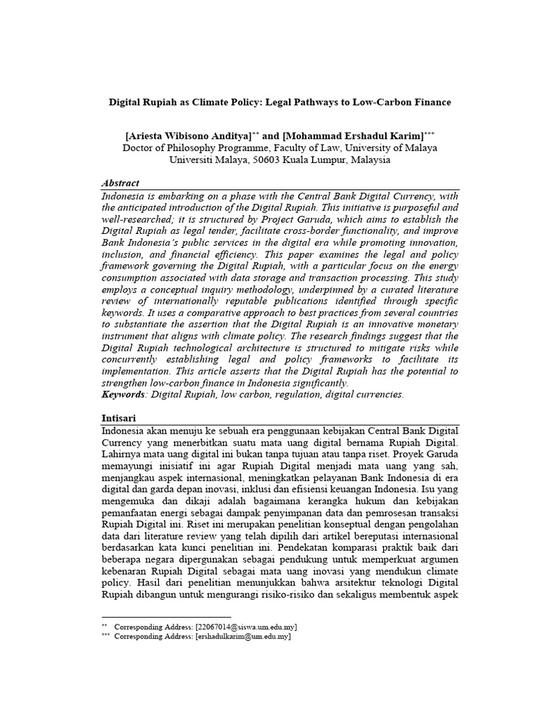 FullPaper - (Ariesta Wibisono Anditya) - Ariesta Wibisono Anditya | PDF ...