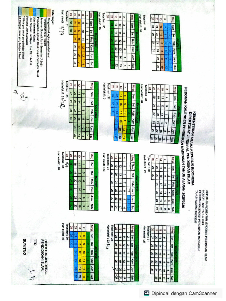Kalender Pendidikan | PDF