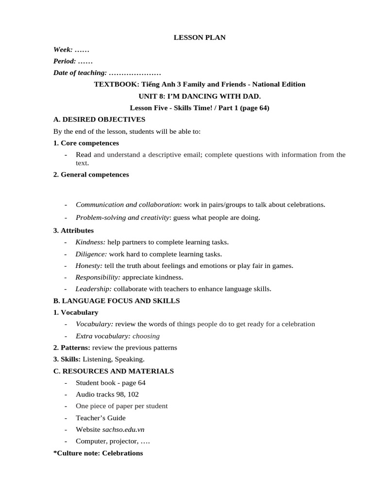 Lesson 5 - Period 1 | PDF | Learning | Human Communication