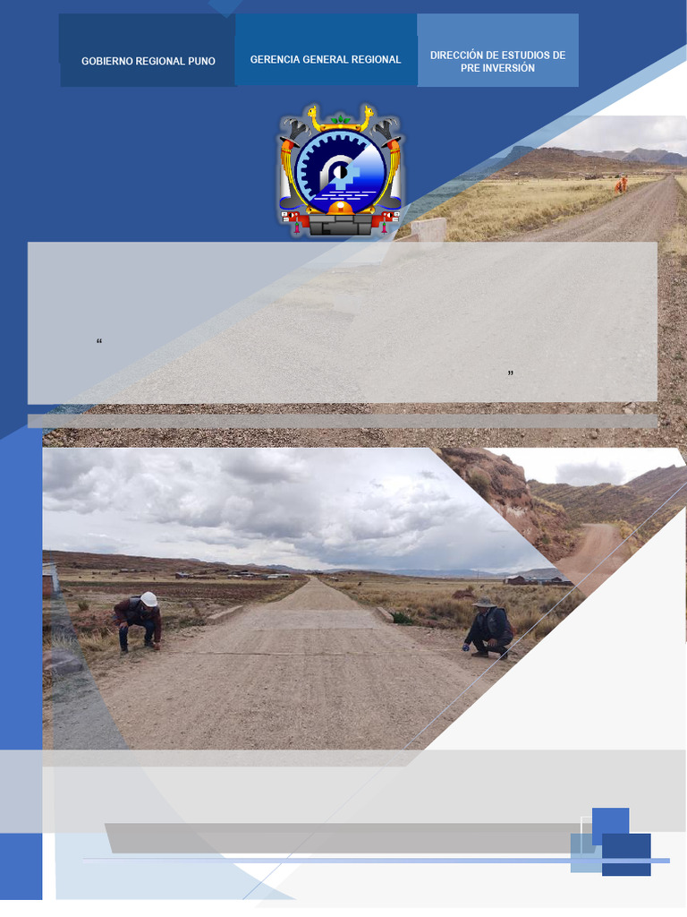 Informe de Eia“Mejoramiento Del Servicio de Transitabilidad Vial ...